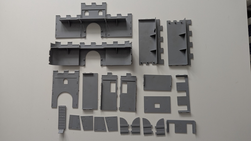 Airfix Roman Fort Snap Together Model 1706-198 - See Description ...