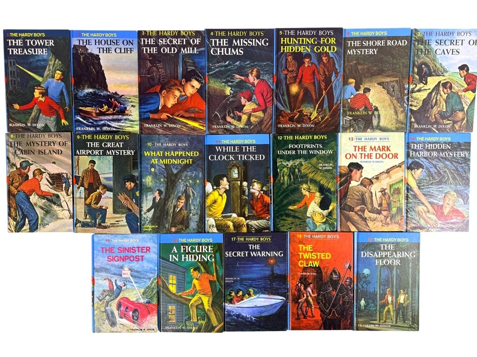 Hardy Boys Series Complete Set 1–58 Hardcover Franklin Dixon Very Nice ...