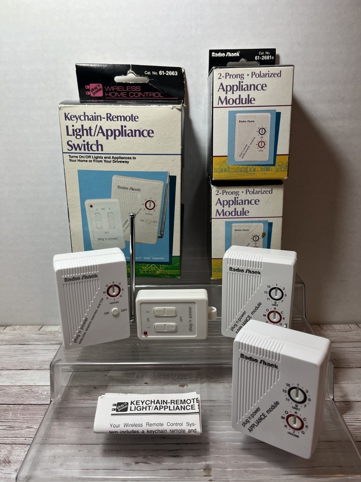 Radio Shack Keychain Remote Control Appliance Switch Module 61-2663 61 ...