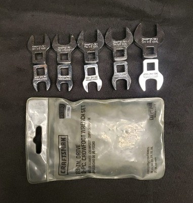 CRAFTSMAN 10pc METRIC Crowfoot Wrench Set 10mm - 19mm Crows Foot 94363 ...