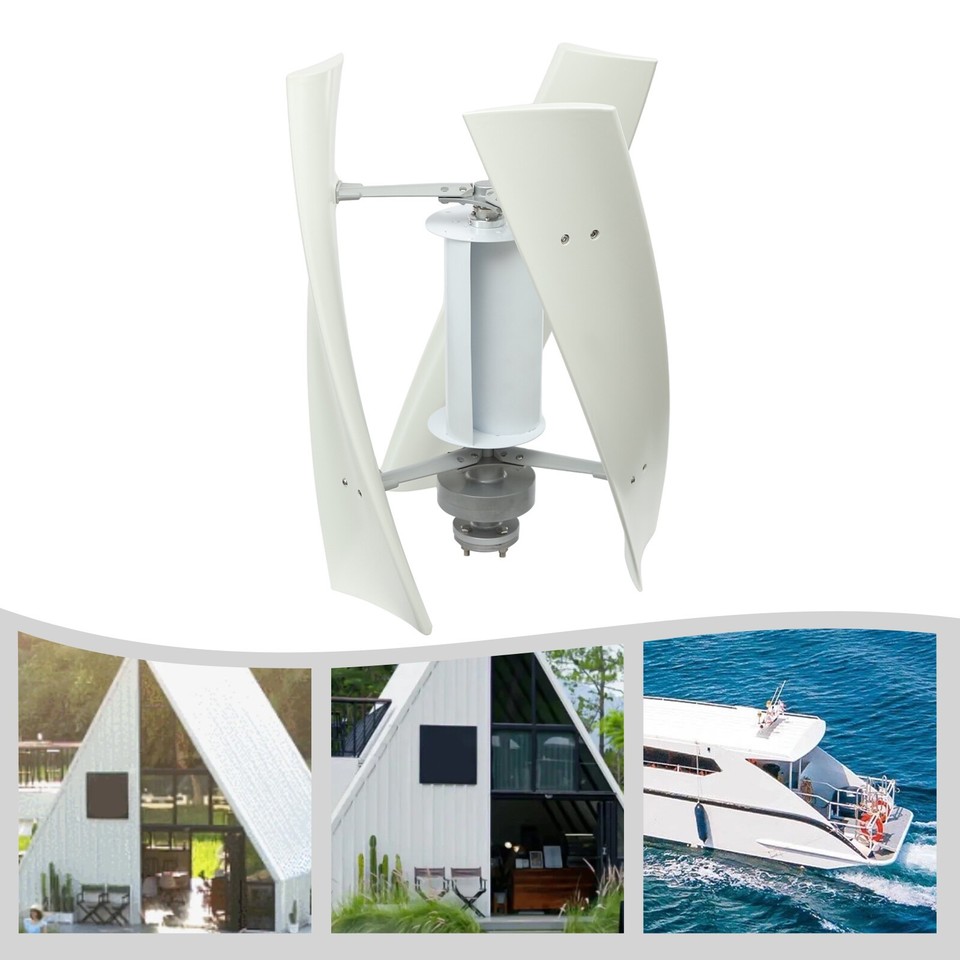 100W Vertical Wind Turbine Generator Kit for Low Wind Environments | eBay