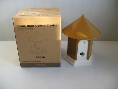Ultrasonic Dog Bark Control Anti Barking Sonic Bark Deterrents Outdoor CSB10 | eBay