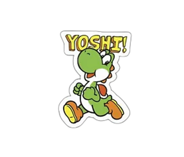 Yoshi Sticker Retro Decal | eBay