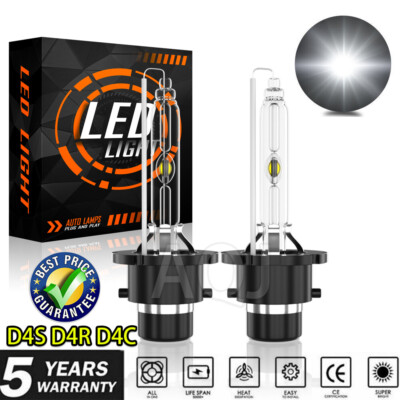 D4S 6000k 90981-20024 HID Xenon Bulb 2 Set for Toyota Lexus Headlight ...