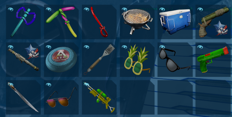 Ark Survival Ascended PVE ASA Summer Bash Skins | Chibi Straw Hat Otter ...