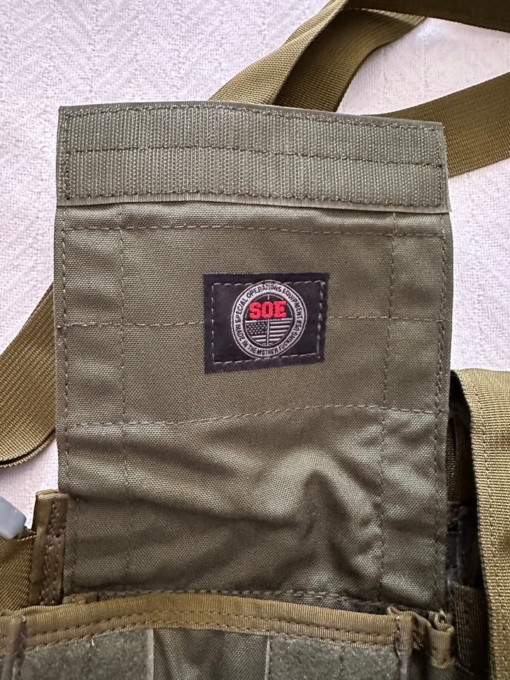 New Original soe gear Ak/M4 micro rig OD green | eBay