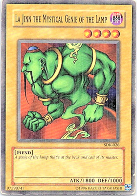 La Jinn The Mystical Genie Of The Lamp SDK-026 Yu-Gi-Oh! HP Unlimited ...