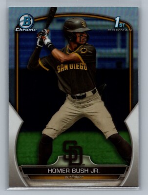 2023 Bowman Draft Homer Bush Jr Refractor Padres | eBay