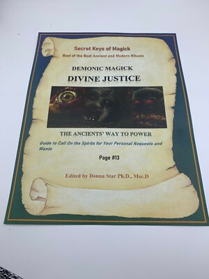 DIVINE JUSTICE SPELL from Book of Shadows by Spell Best Spells Magick ...