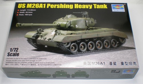 1/72 Scale United States WWII M261 Heavy Tank, Pershing, Trumpeter | eBay