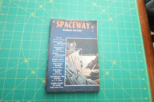 SPACEWAY SCIENCE FICTION JANUARY 1969 PULP SF DIGEST MAGAZINE E.C. TUBB ...