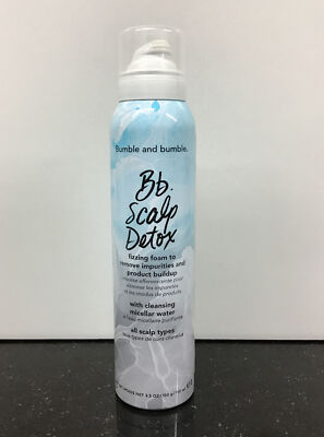 Bumble and Bumble scalp detox fizzing foam to remove impurities 3.5 oz ...