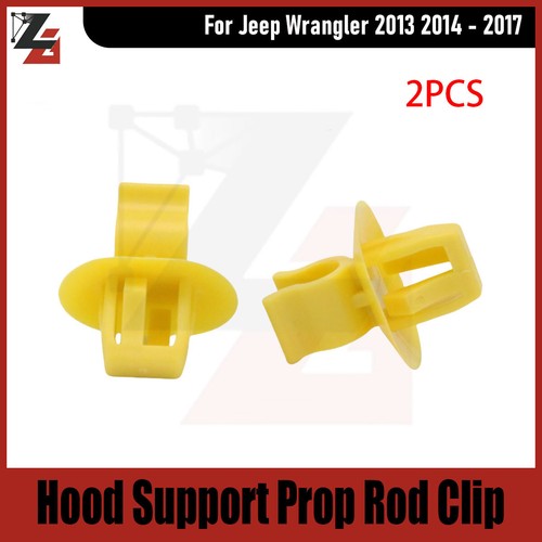 2PCS Hood Support Prop Rod Clip For Jeep Wrangler 2013 2014 - 2017 ...