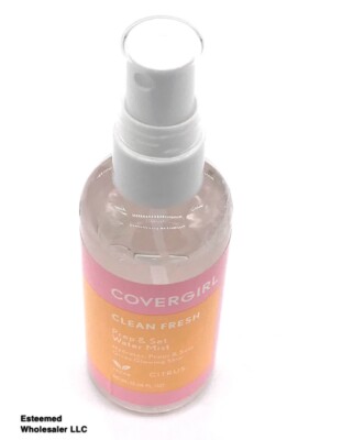 2 - COVERGIRL Clean Fresh Prep & Set Water Mist Spray Citrus Scent 3 ...