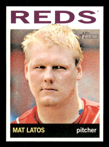 2013 Topps Heritage #457 Mat Latos (SP/Short Print) Reds z | eBay