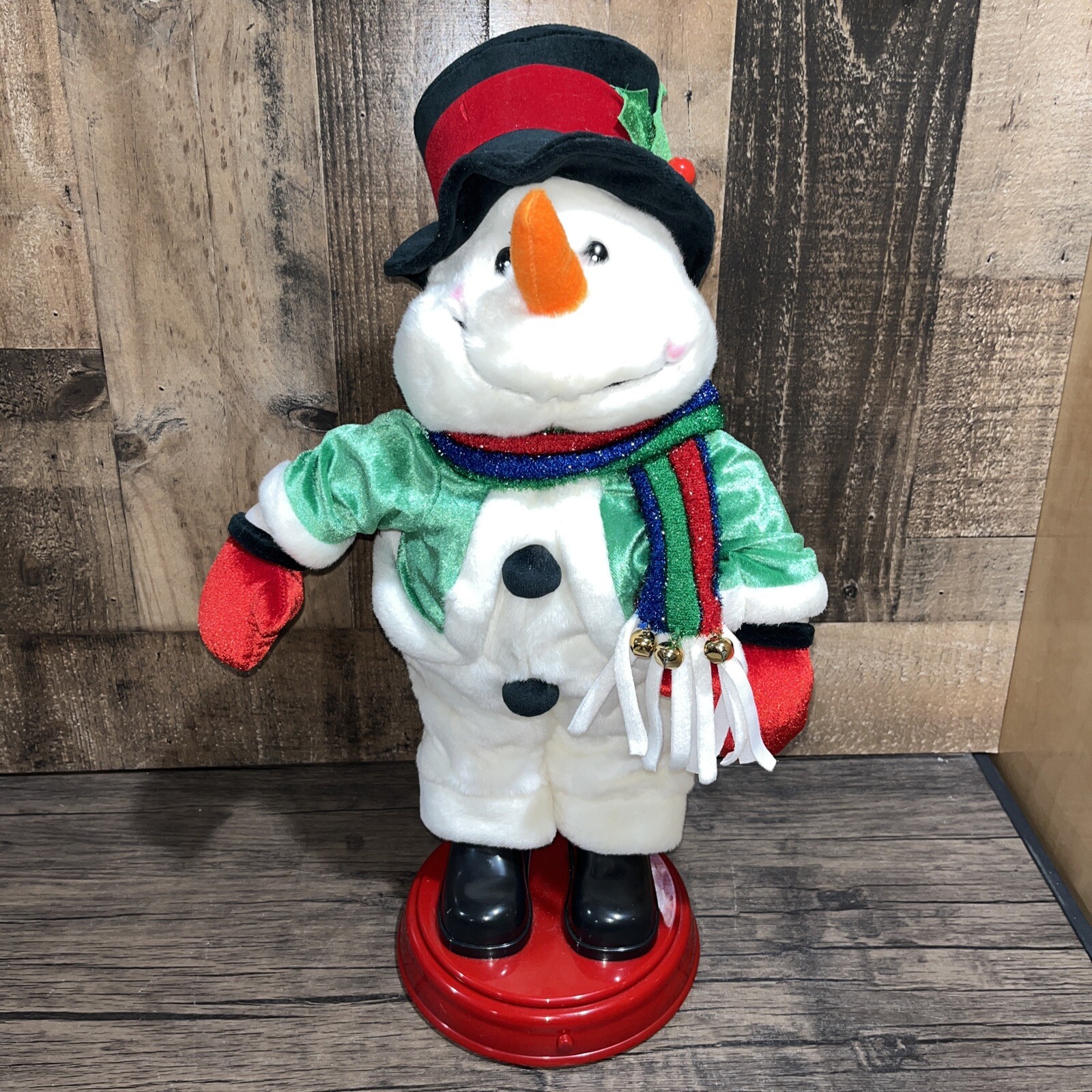 Gemmy Snowflake Spinning Snowman Booty Shakers Shaking Shake Your ...