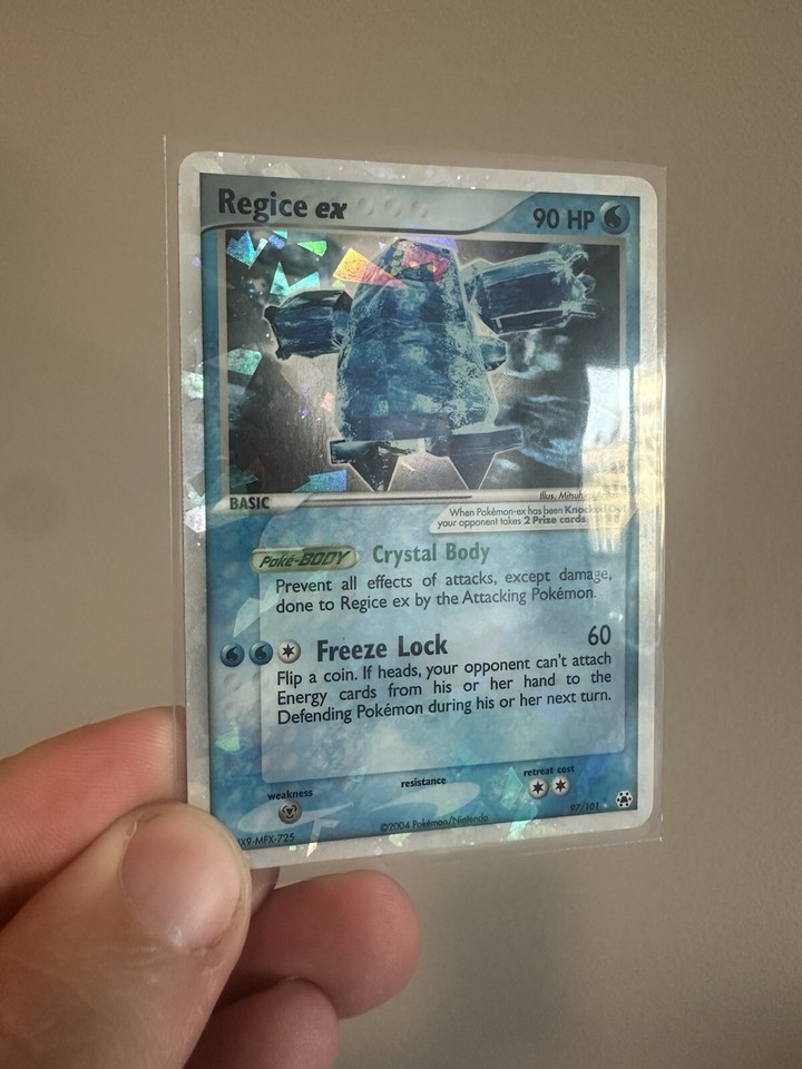 Pokémon TCG Regice ex EX Hidden Legends 97/101 Holo Rare | eBay