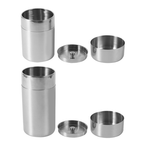 Stainless Steel Tea Tins Canister Home Kitchen Canisters For Tea Coffee ...