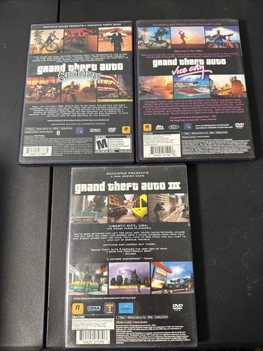 Grand Theft Auto PS2 Bundle All CIB Maps Manual Complete Original ...