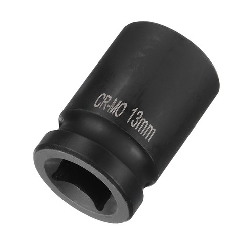 4 Point Square Socket 1/2" Drive 13mm Metric CR-MO Square Impact Wheel ...