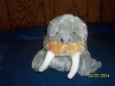 GANZ WEBKINZ GREY GRAY WALRUS PLUSH BEAN BAG | eBay