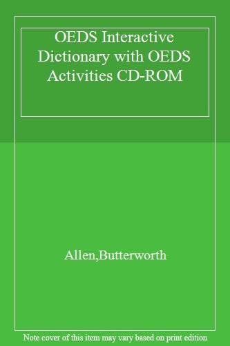 OEDS Interactive Dictionary with OEDS Activities CD-ROM | eBay