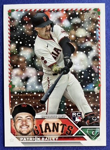 Patrick Bailey 2023 Topps Holiday Mega Rookie Card #H122 GIANTS | eBay