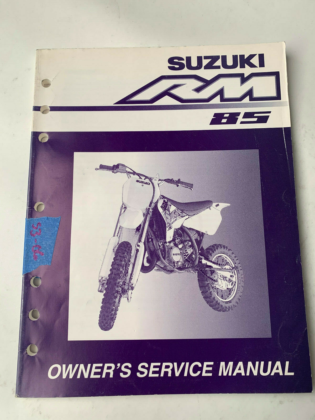 Suzuki 2001 RM85 Off Road Dirt bike Service shop Manual Repair Tune-up ...