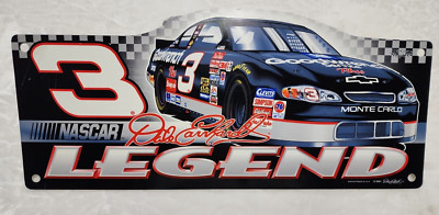 DALE EARNHARDT JR #8 19”x 7” RUN IN THE RED WINCRAFT PLASTIC SIGN RPM ...