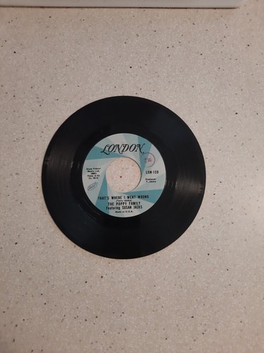 POPPY FAMILY SUSAN JACKS - SEE DETAIL IMAGES - 45RPM - LIKE NEW - USED ...