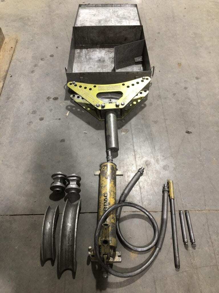 Greenlee 880-M2 1-1/2" Hydraulic Pipe Bender w/ Enerpac Hydraulic Pump ...
