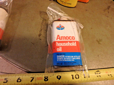3C-vintage AMOCO household oil 4oz. with contents (full??) | eBay