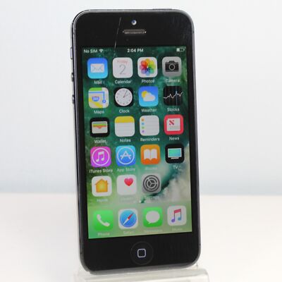 Vintage Apple iPhone 5 A1428 4G LTE Smartphone IOS Black 16GB GSM CDMA ...