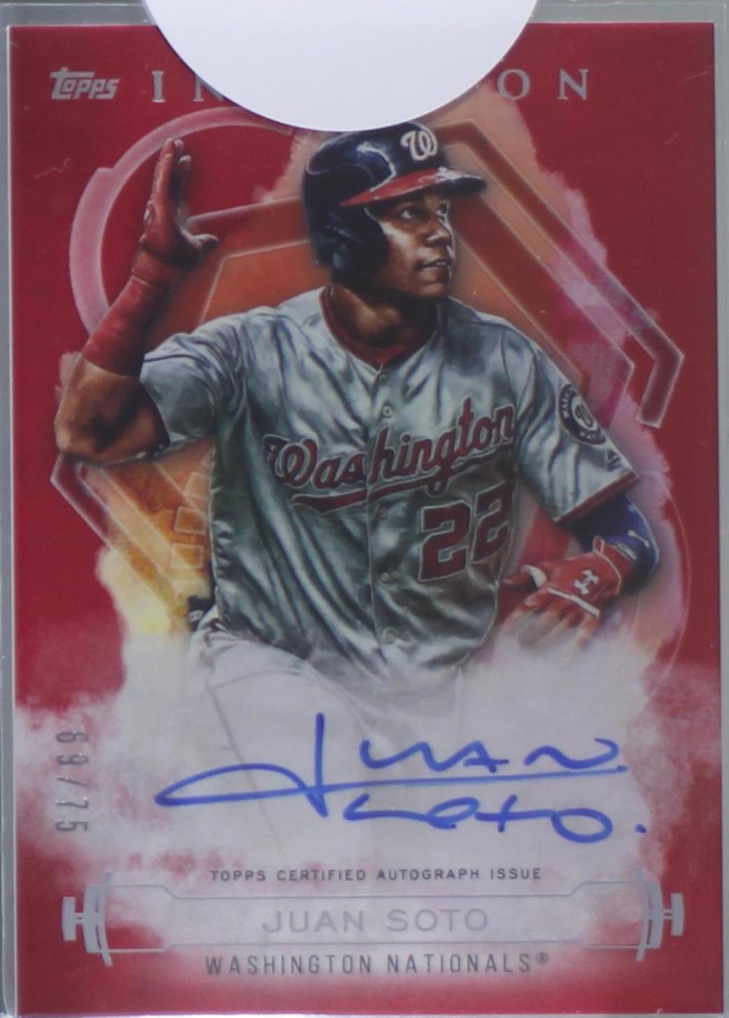 2019 Topps Inception - Rookies and Emerging Stars Autographs Juan Soto ...