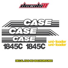 Vinyl Decal Graphics Case 1845c Skid Steer Set Sticker Wrap Aftermarket ...