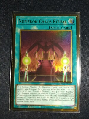 Yu-Gi-Oh! Numeron Chaos Ritual MGED-EN050 1st Gold Rare NM | eBay