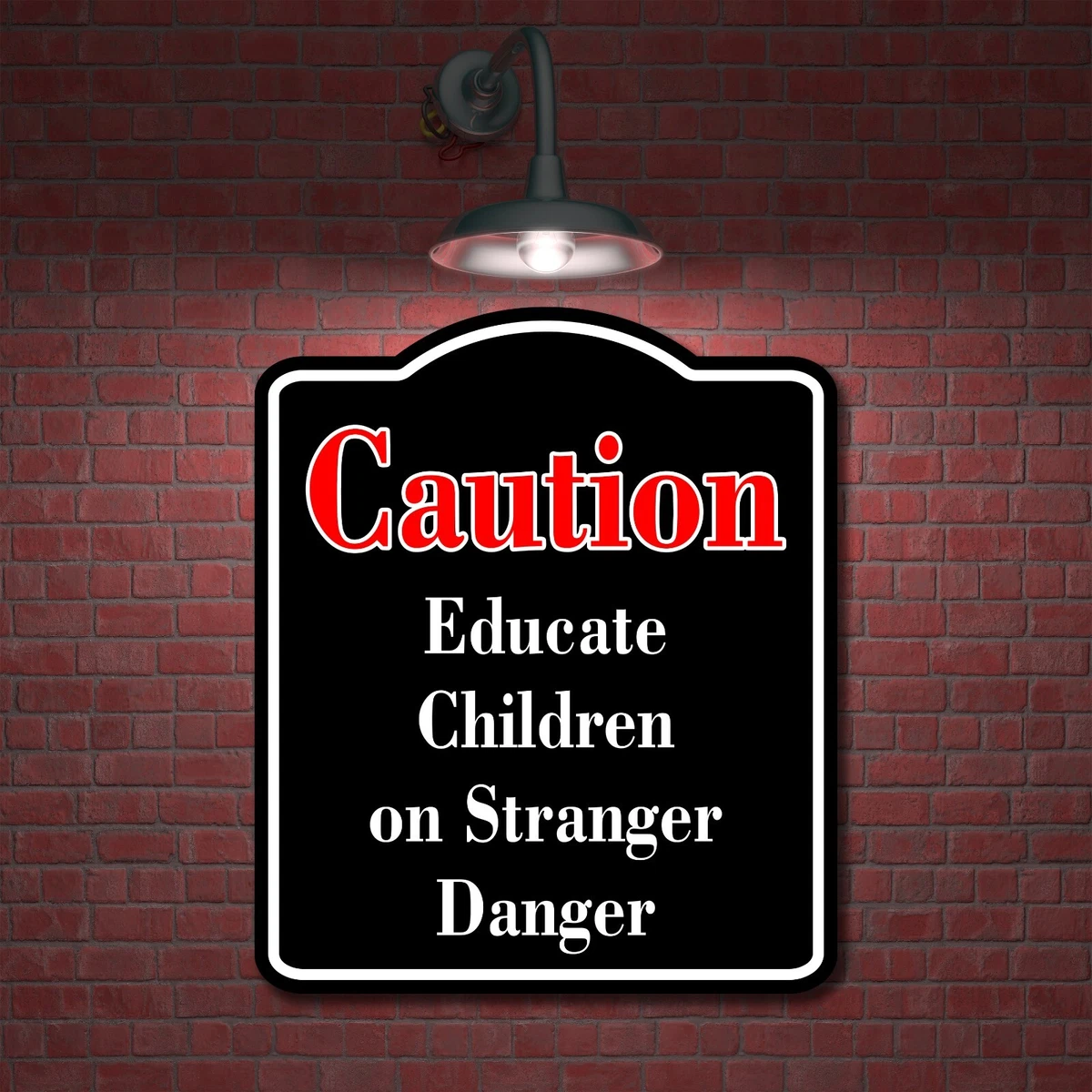 Stranger Danger Sign