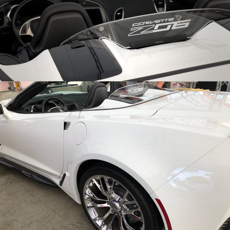 Wind Screen for Corvette Stingray Convertible C7 - windrestrictor wind ...