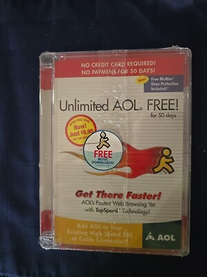 America Online AOL Unlimited Sealed Package Never Opened! | eBay