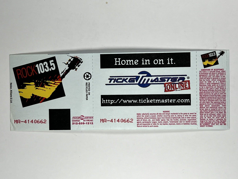 6-18-1997 Cincinnati Reds @ Cleveland Indians Ticket - Deion Sanders ...