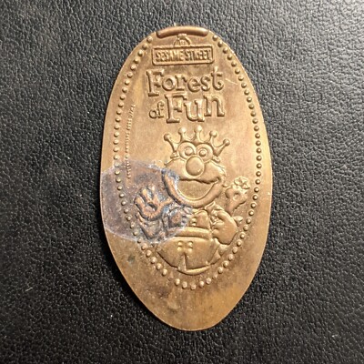 Sesame Street King ELMO Forest of Fun - Press Coin Elongated Penny ...
