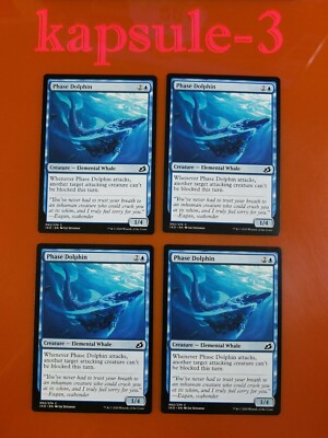4x Phase Dolphin | Ikoria Lair of Behemoths | MTG Magic Cards | eBay