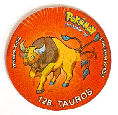 TAZO POKEMON DKV 3D #128 TAUROS 2020 Kanto PERU Pogs Taps Lenticular | eBay
