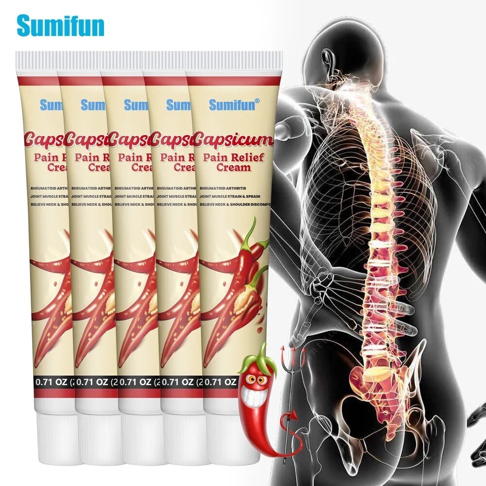 Analgesic Ointment Capsicum Balm Muscle Knee Joint Pain Relief Cream ...