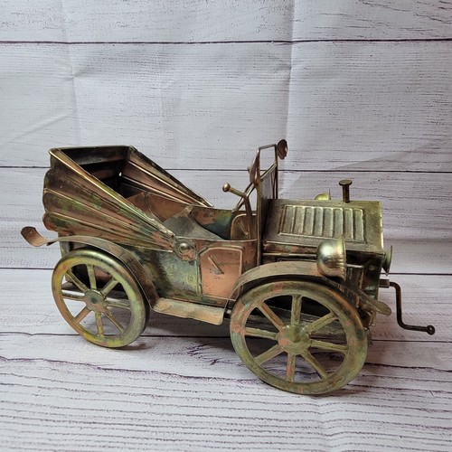 Vintage Collectible copper / brass / tin car music box decor works | eBay