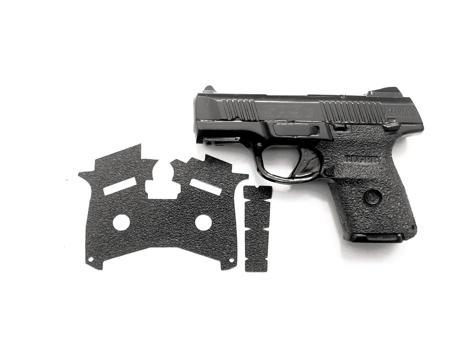 HANDLEIT Textured Rubber Gun Grips Enhancement for Ruger SR9c and SR40 ...