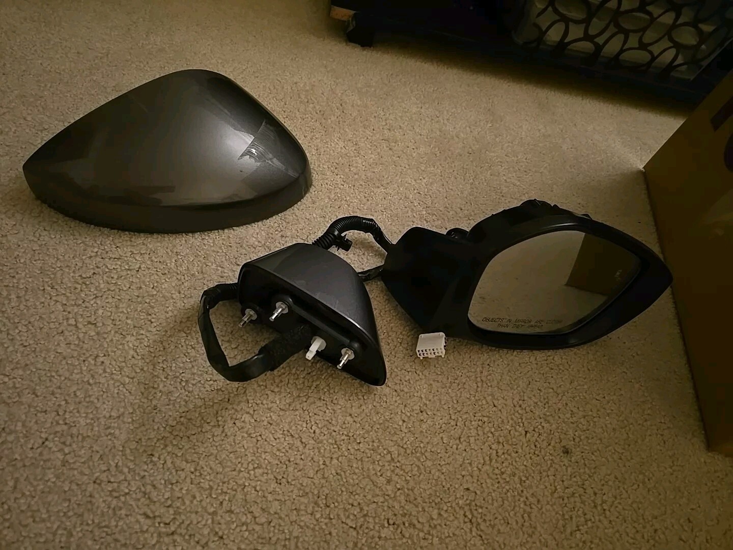 2022 2023 2024 Honda Civic Side View Mirror Right Passenger Black ...