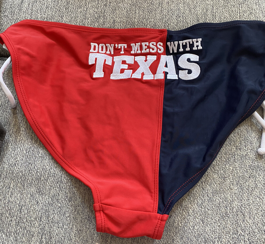 Women’s Don't Mess With TEXAS String Bikini Bottom XL… - Gem