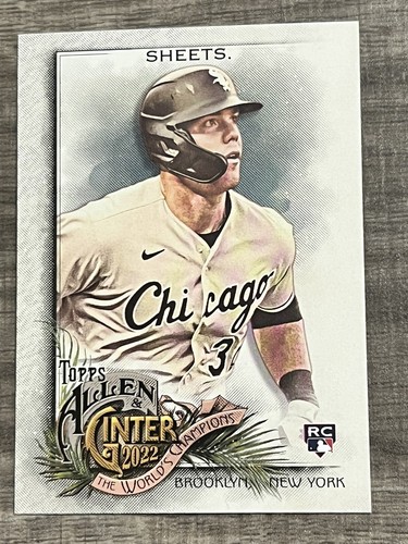 2022 Topps Allen And Ginter #195 Gavin Sheets Rookie RC Chicago White ...