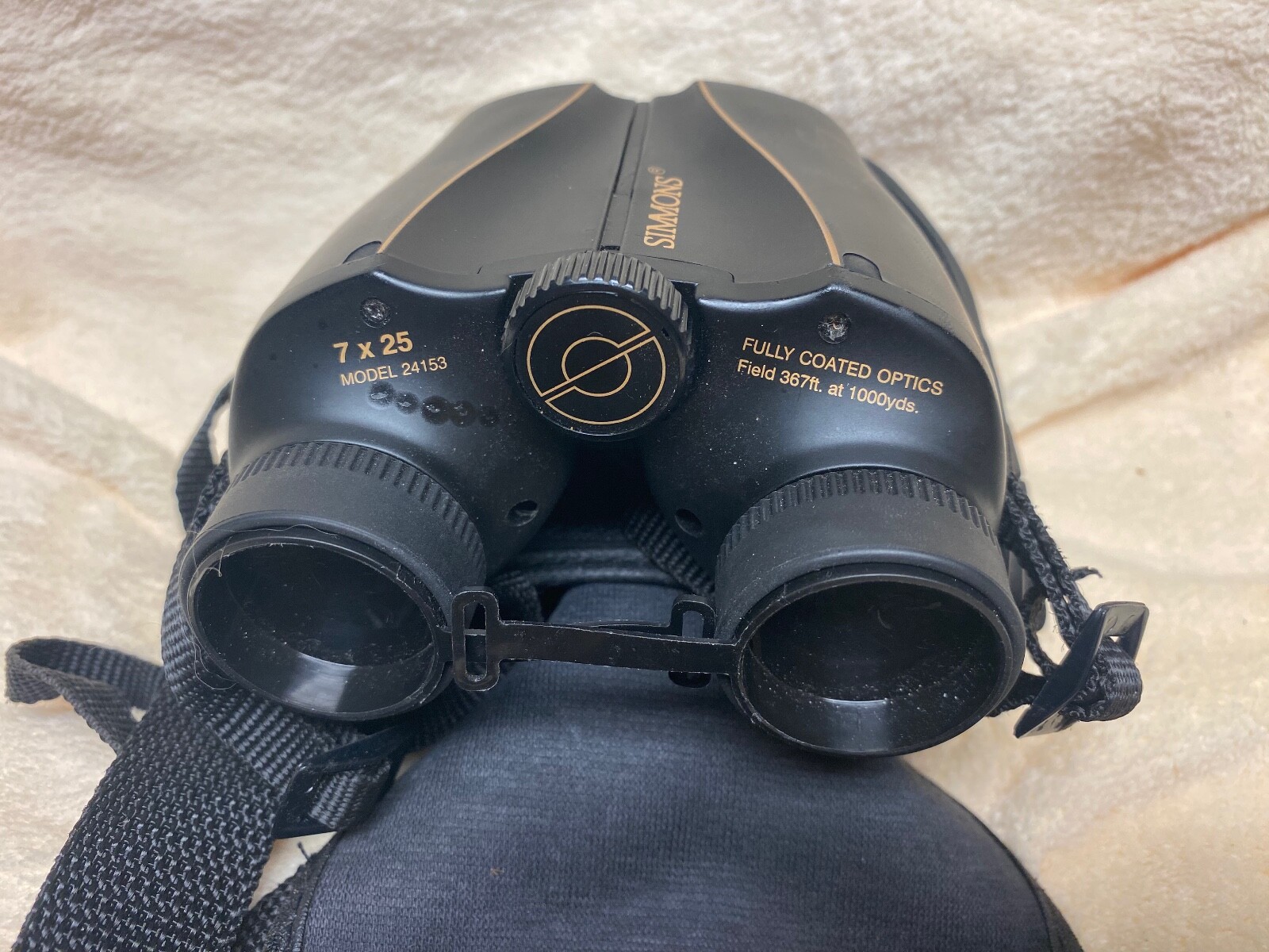 Simmons Binoculars 7x25 Compact Fully Coated Optics Model 24153 w/ Case ...